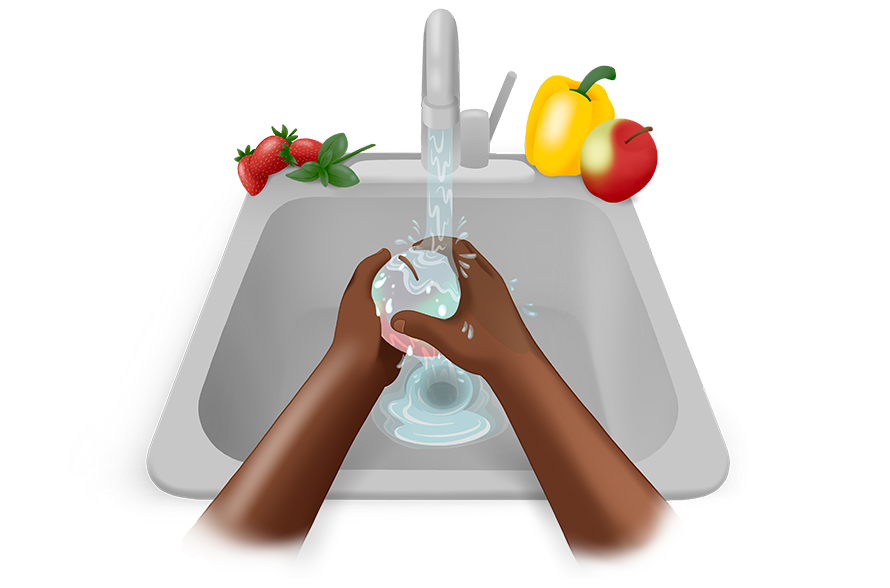 Laver les aliments | Cuisinons en Famille