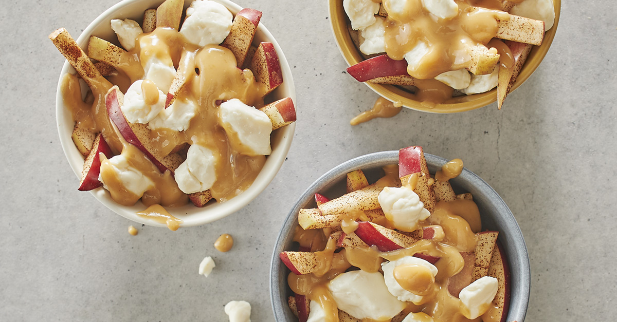 Poutine dessert aux pommes | Cuisinons en Famille